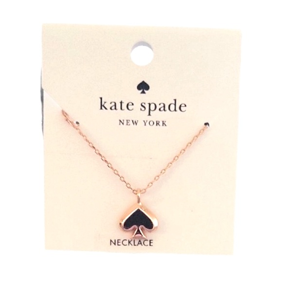 Jewelry | Kate Spade Enamel Mini Pendant Necklace Bright Rose With Gift ...